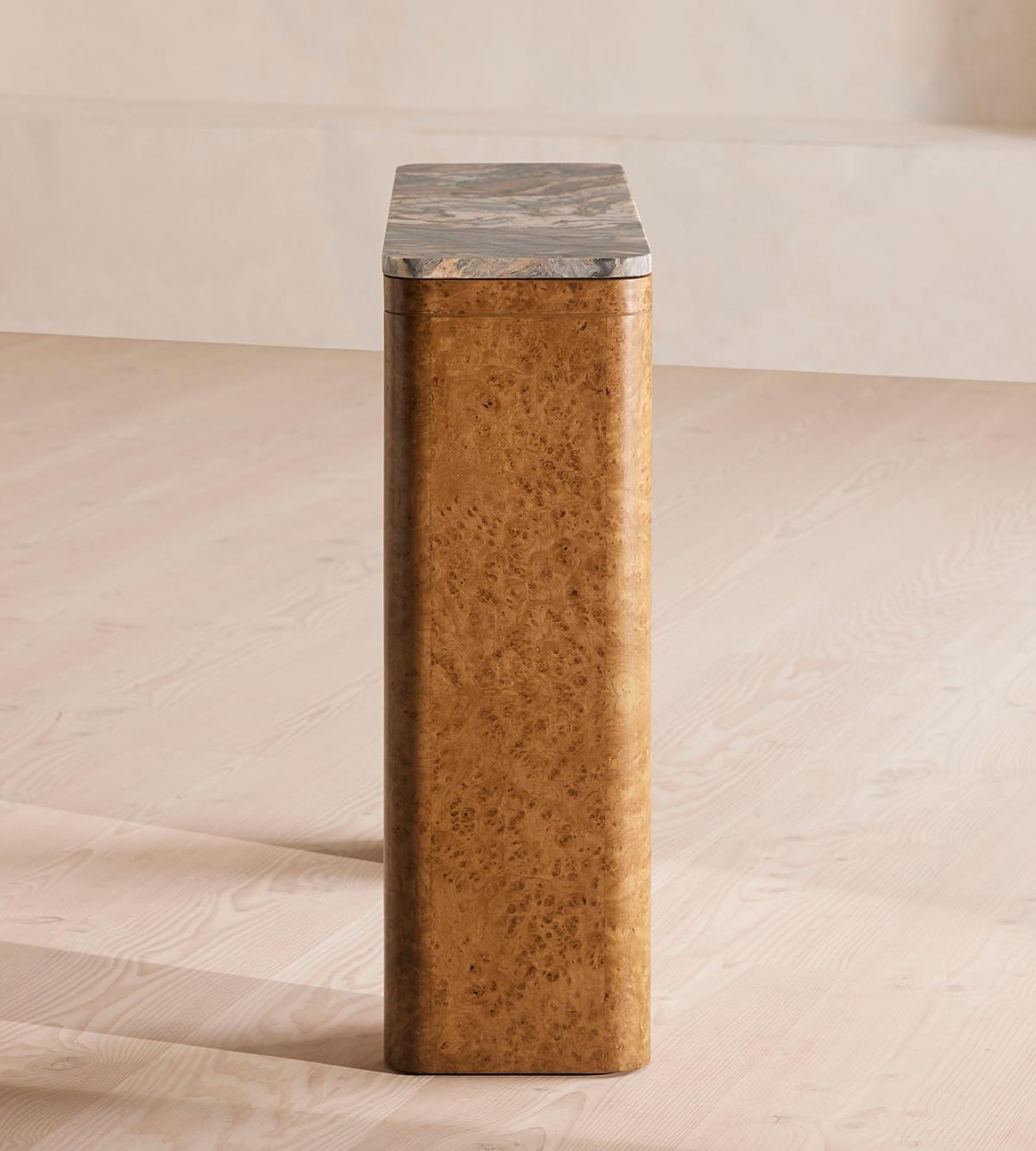 Tiber Console Table, Brazilian Quartzite - Soho Home