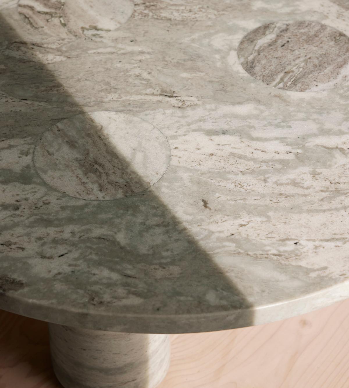 Tisbury Coffee Table, Terra Bianca Marble - Soho Home