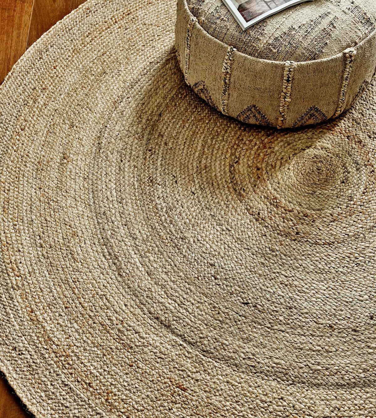 Murcott Jute Rug, Round 200cm