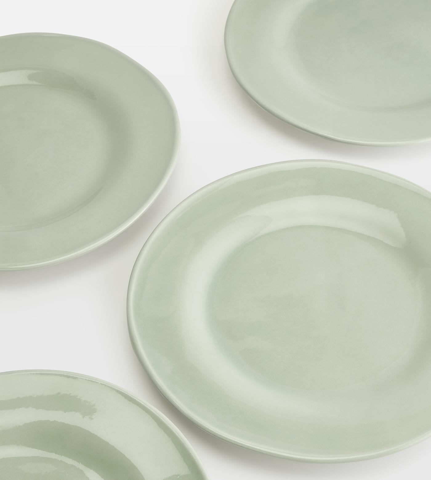 Livonia Rimmed Dinner Plate, Set of Four