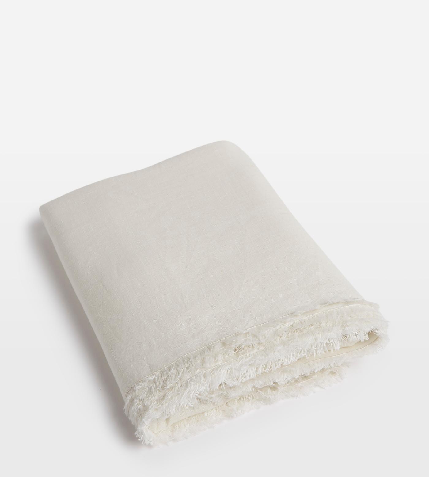 Whitney Linen Tablecloth Cream, 170 x 250cm