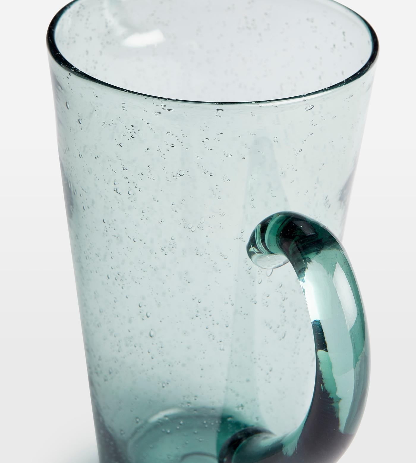 Recycled Coloured Glass Jug