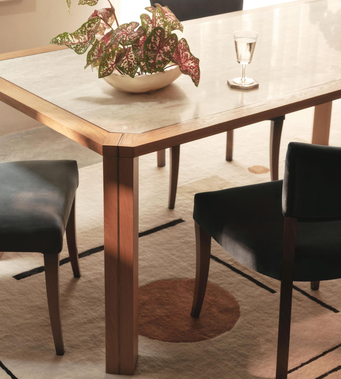 Dimitri Dining Table, Victoria Falls Marble