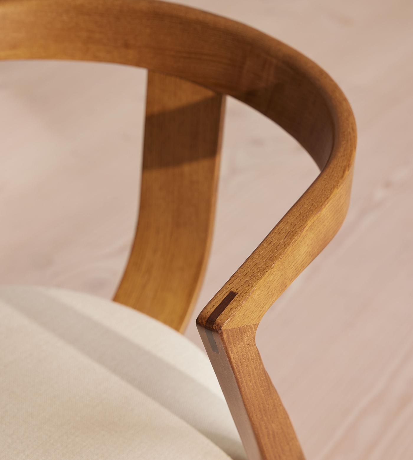 Edwin Dining Chair, Natural Linen, US