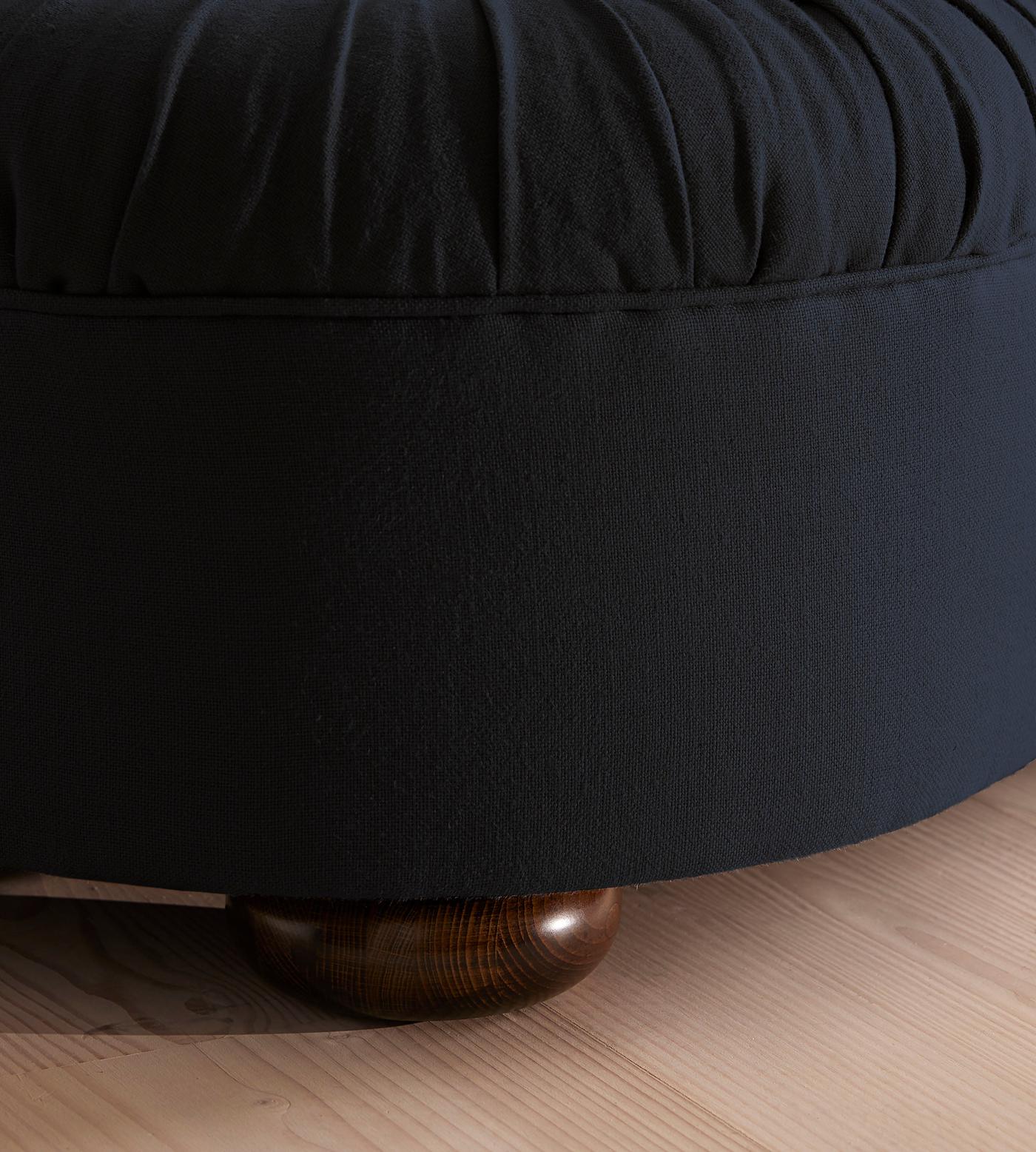 Vara Bed, King, Linen, Indigo - Soho Home