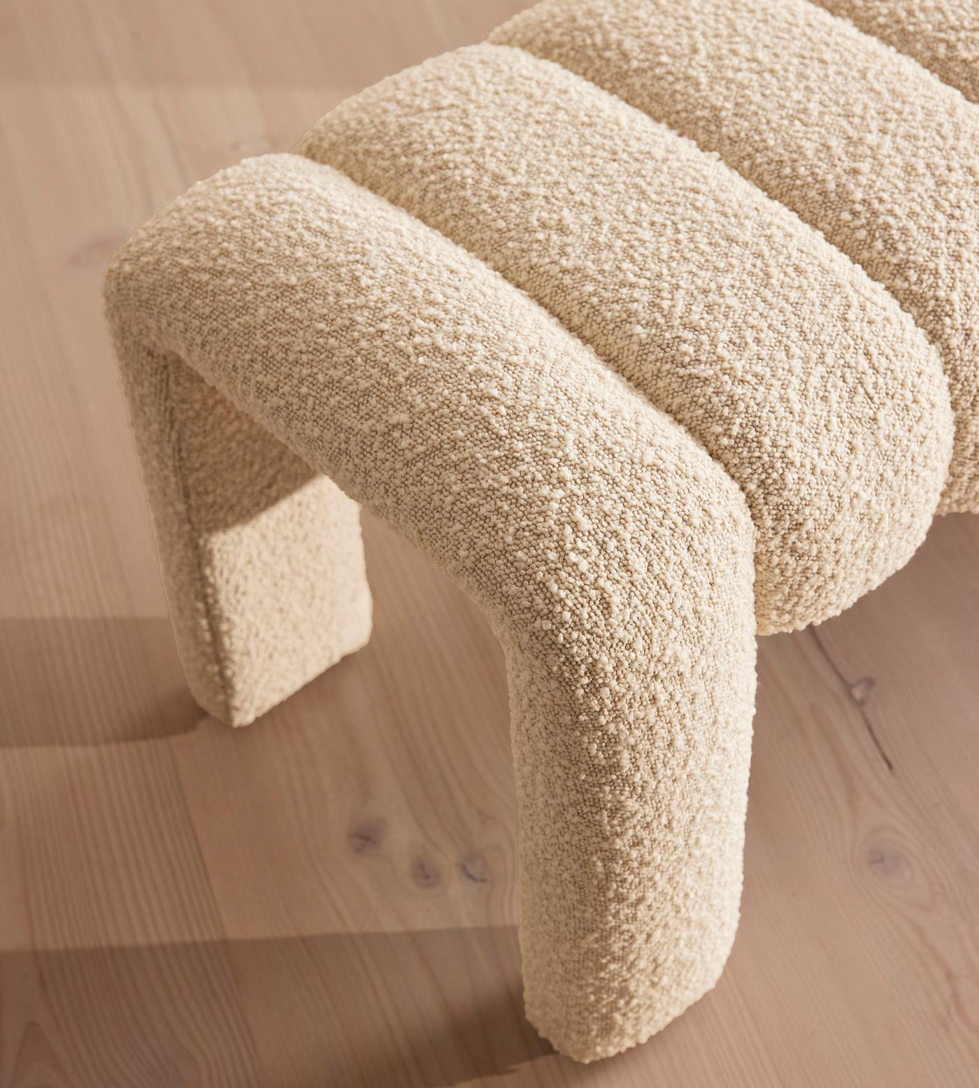 Willis Bench, Boucle, Natural, US