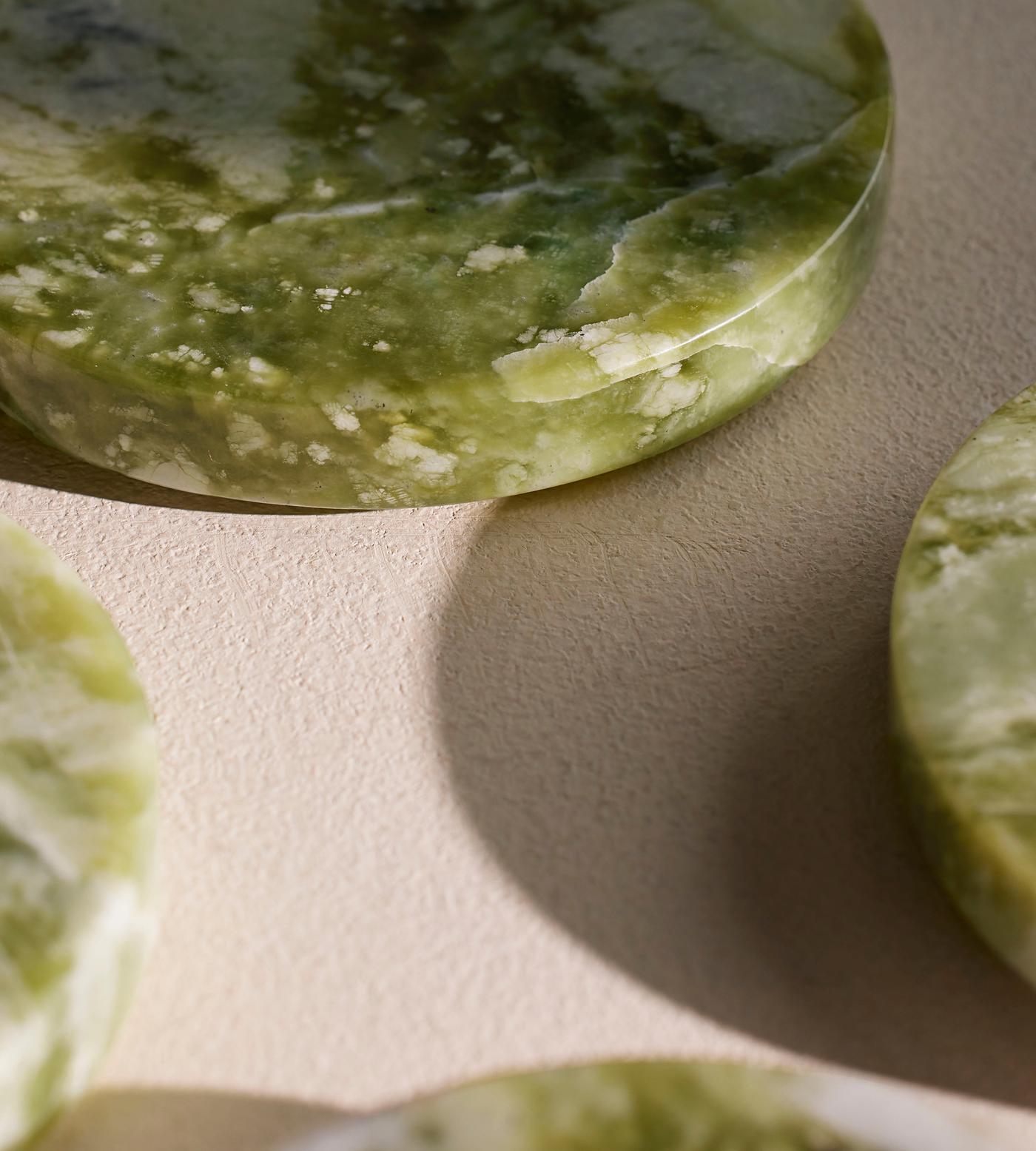 Hanson Coasters, Apple Jade, Set of Four