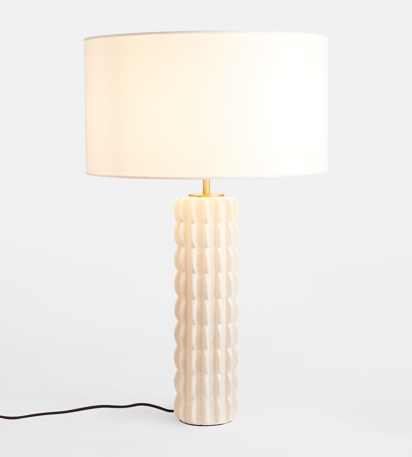 Finn Table Lamp, White, US