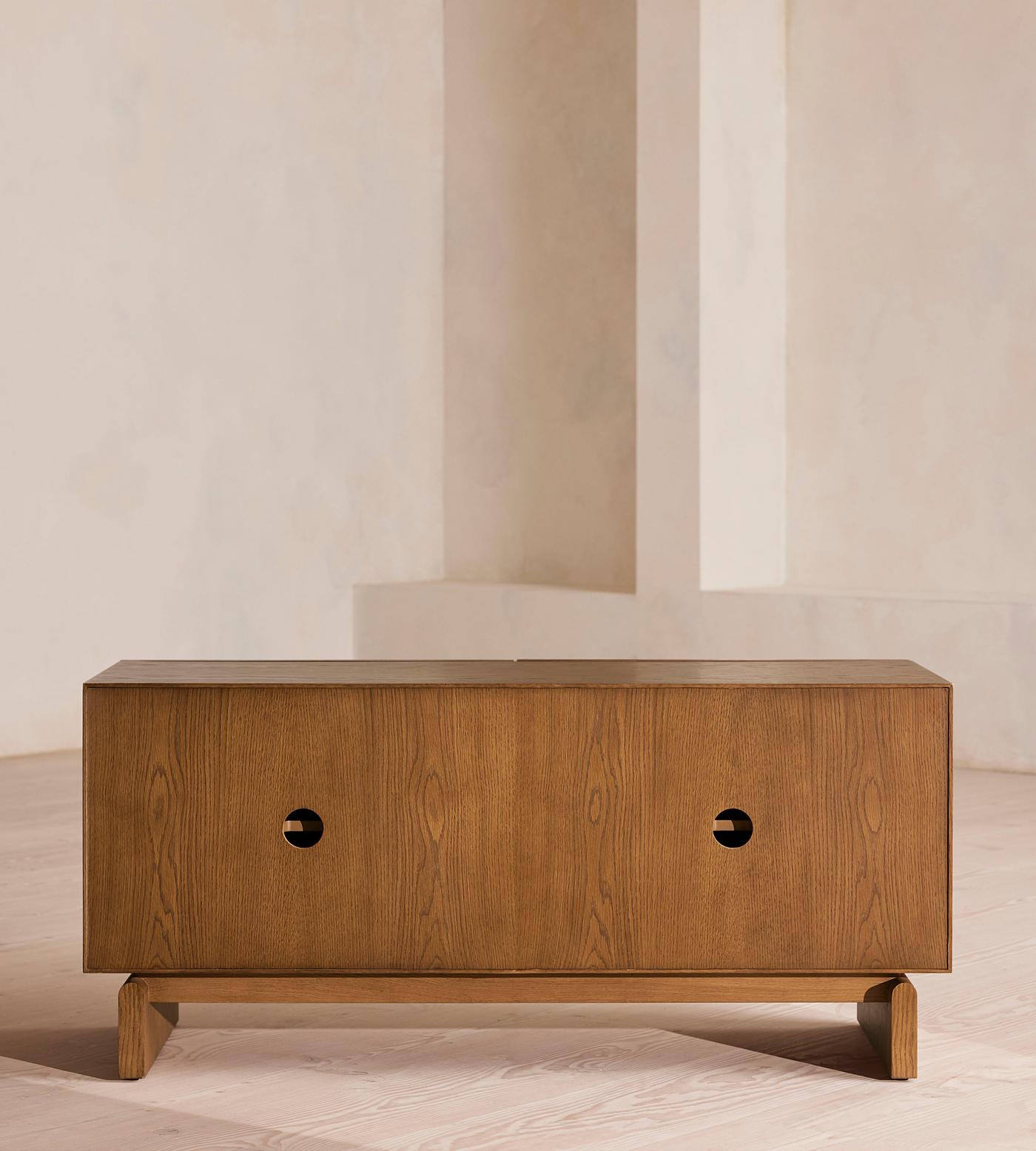 Marcel Media Unit, Medium Oak