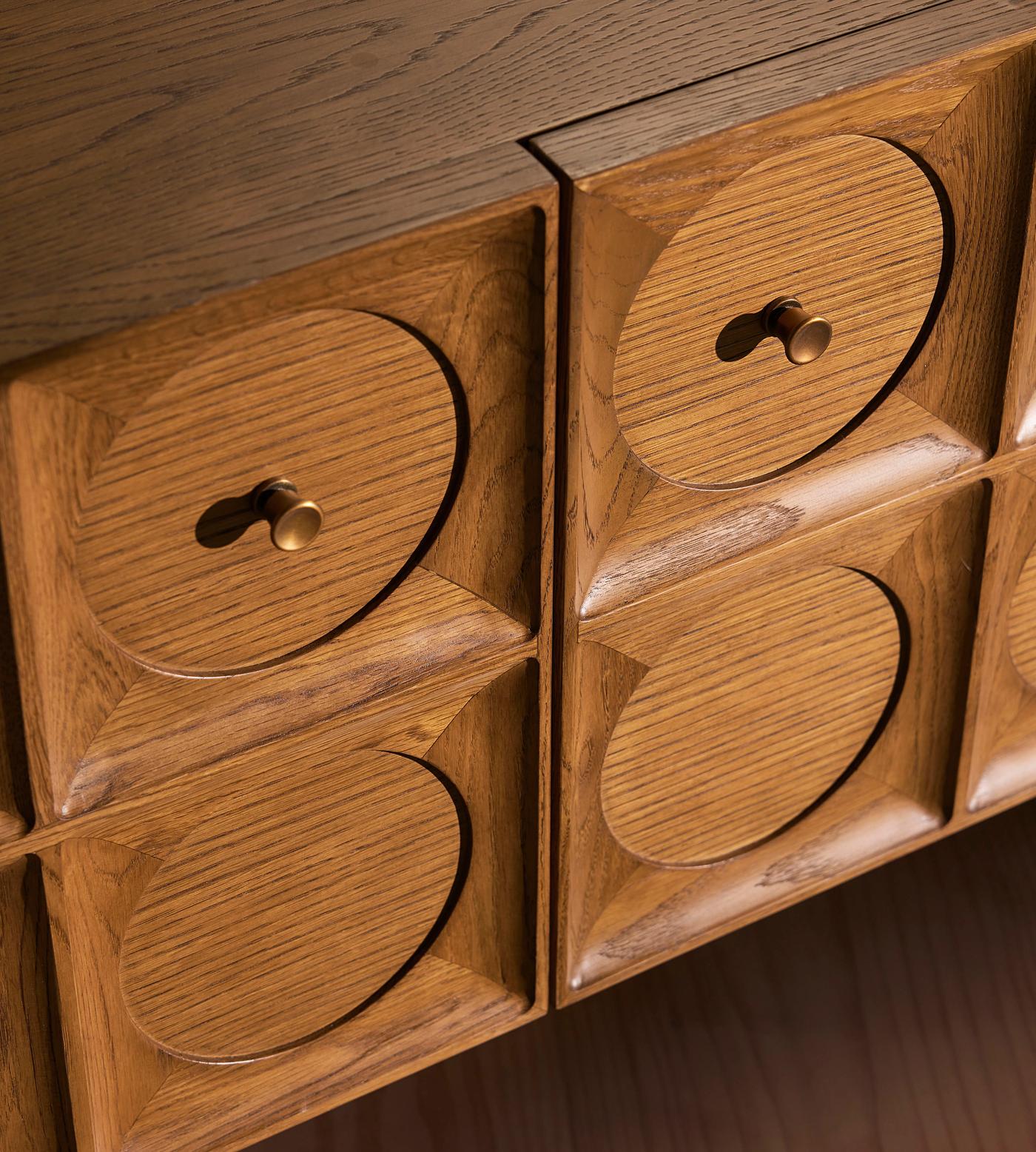 Marcel Media Unit, Medium Oak