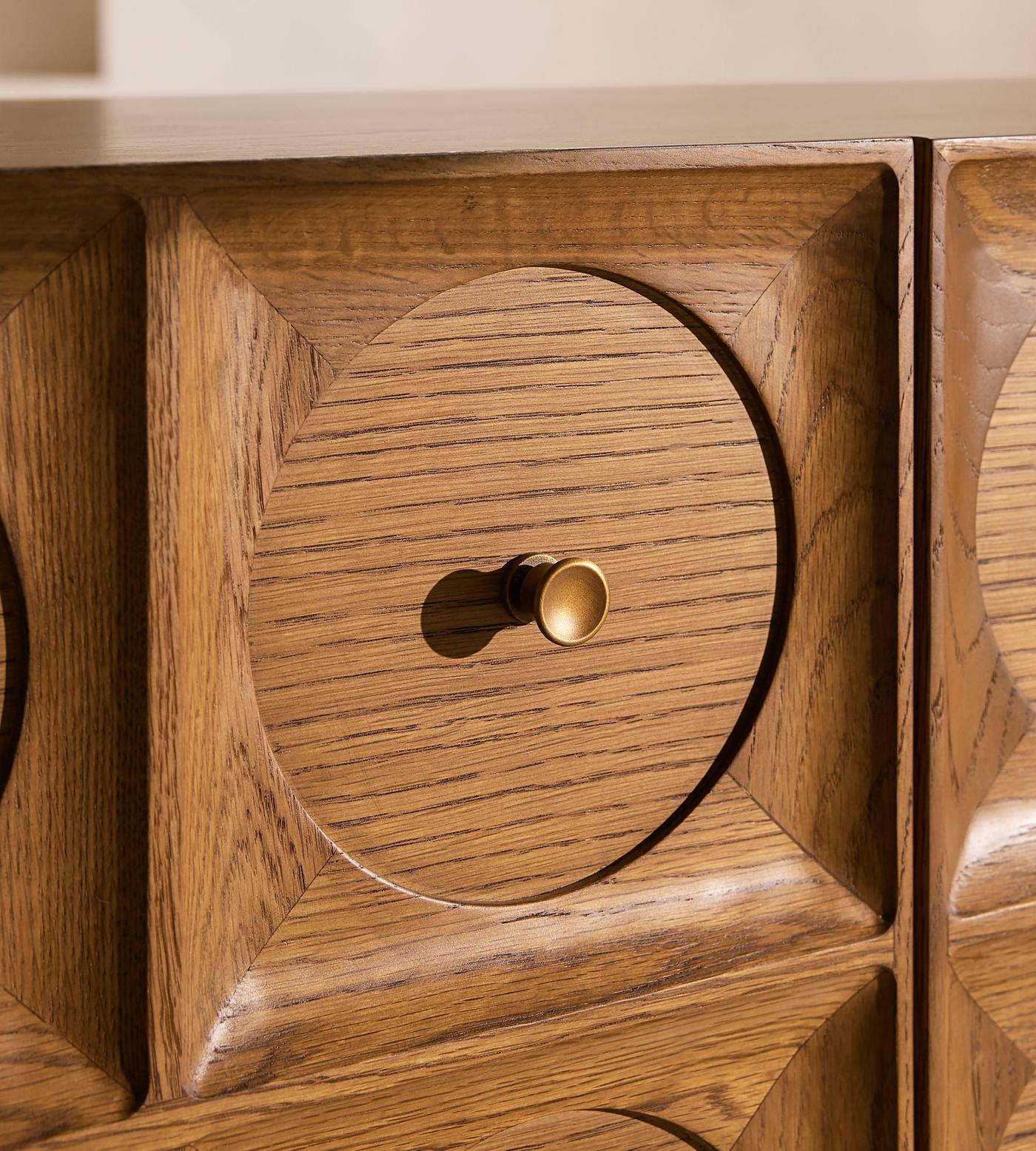 Marcel Media Unit, Medium Oak