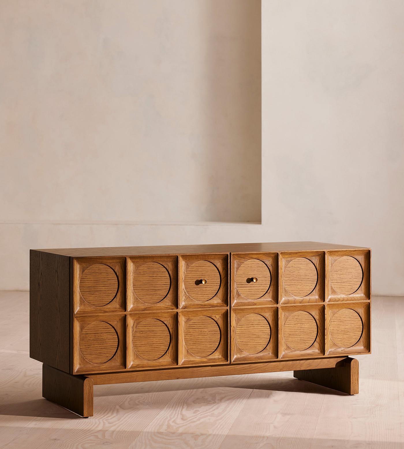 Marcel Media Unit, Medium Oak