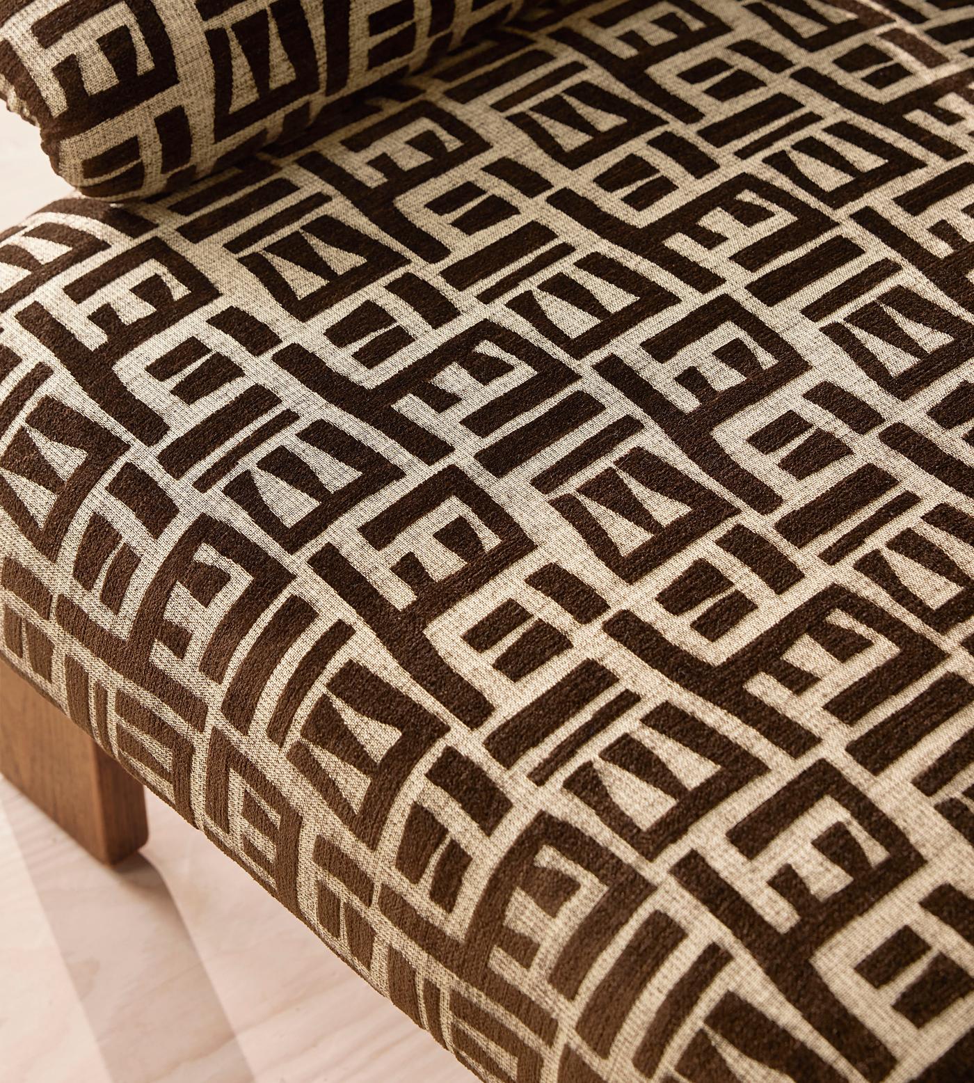 Horton Armchair, Pierre Frey Tsomba, Ecru