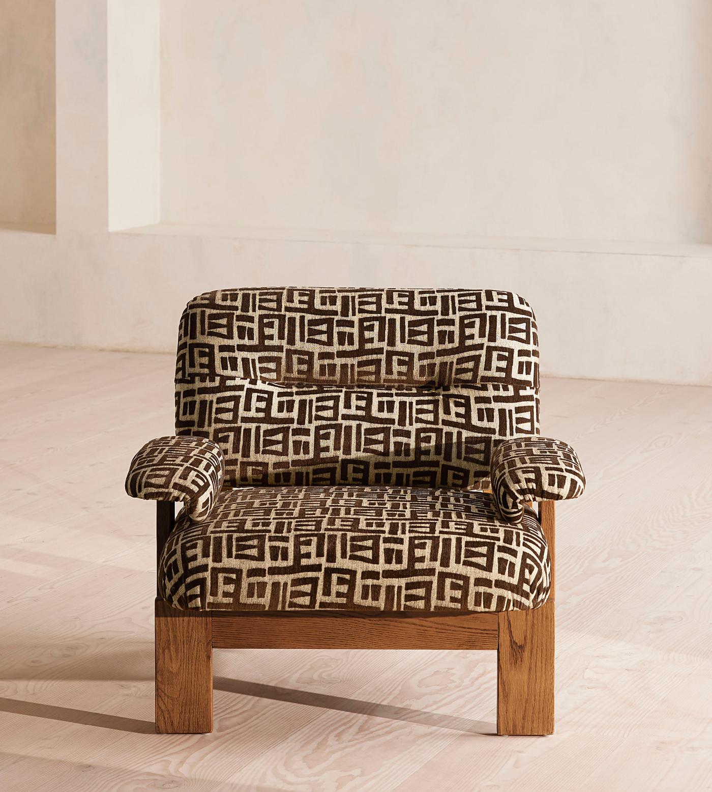 Horton Armchair, Pierre Frey Tsomba, Ecru
