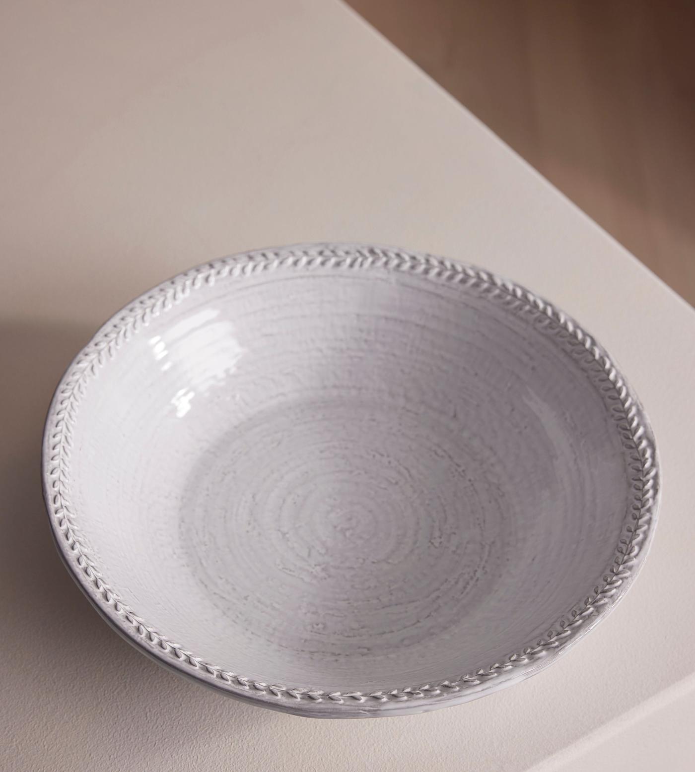 Hillcrest Serving Bowl, White