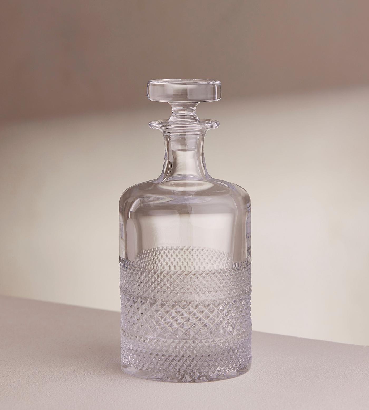 Huxley Cut Crystal Decanter, Small