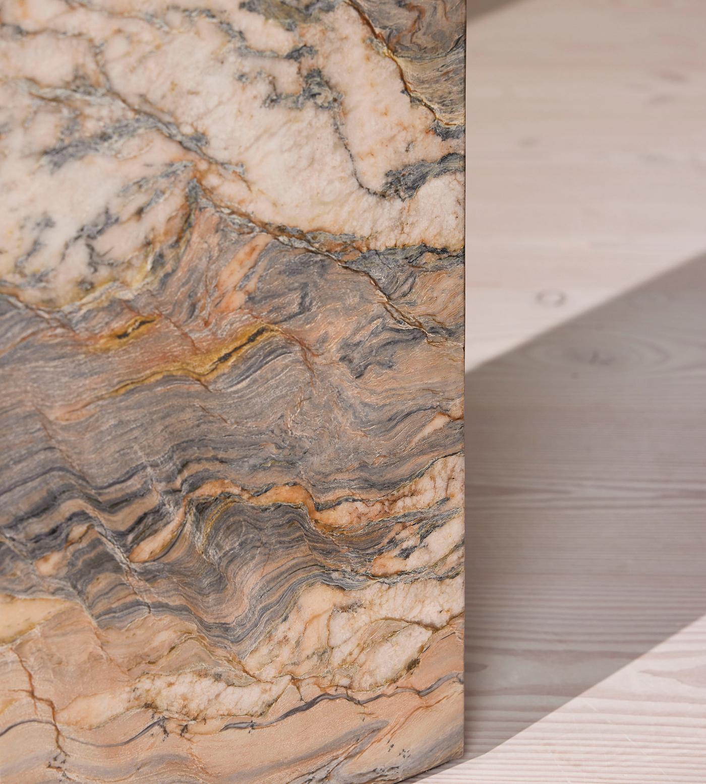 Delos Plinth, Brazilian Quartzite, Small