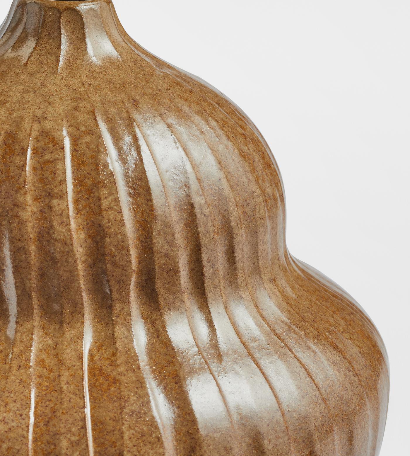 Ilias Wide Ribbed Vase