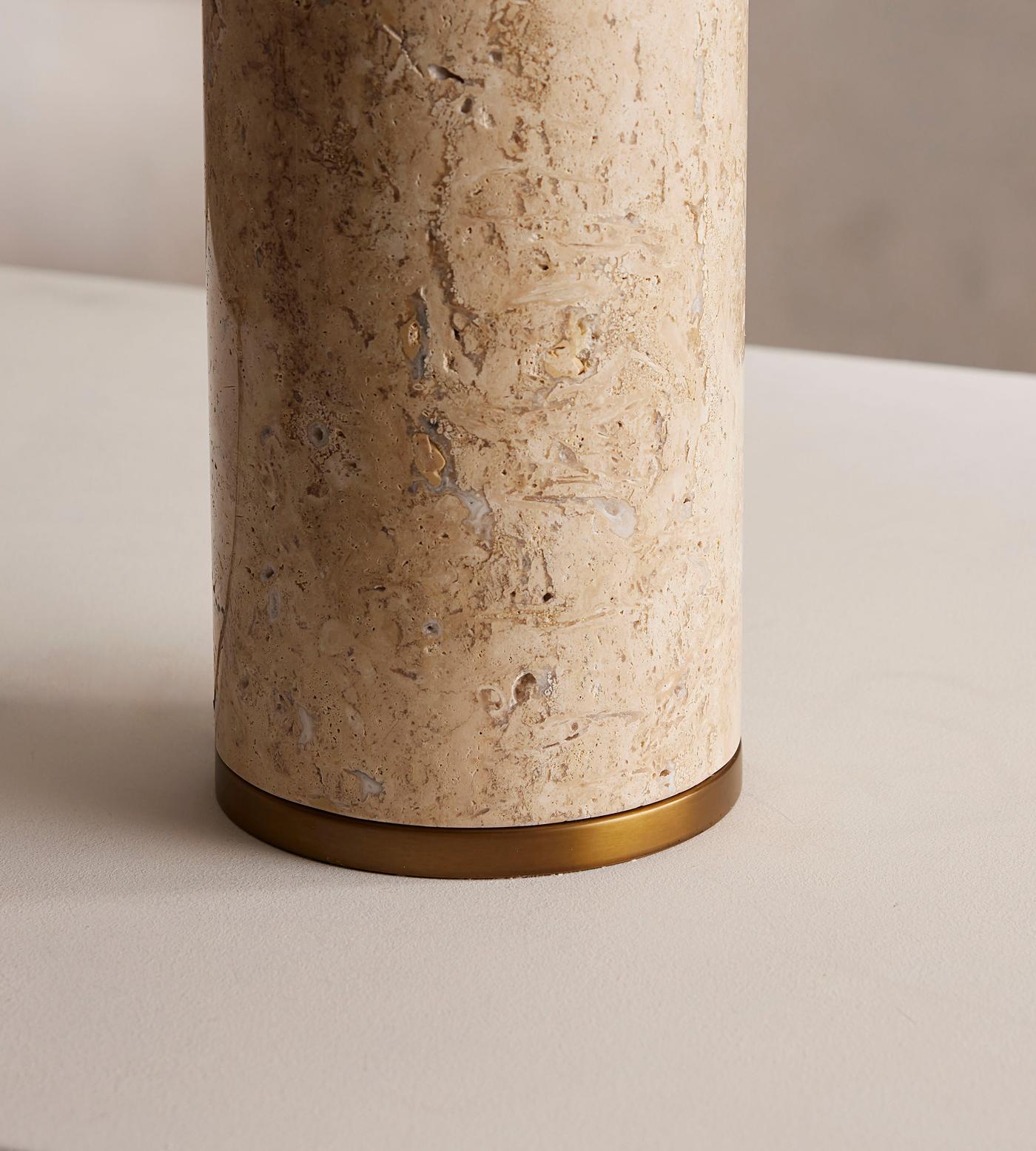 Remi Stone Table Lamp, Large, US