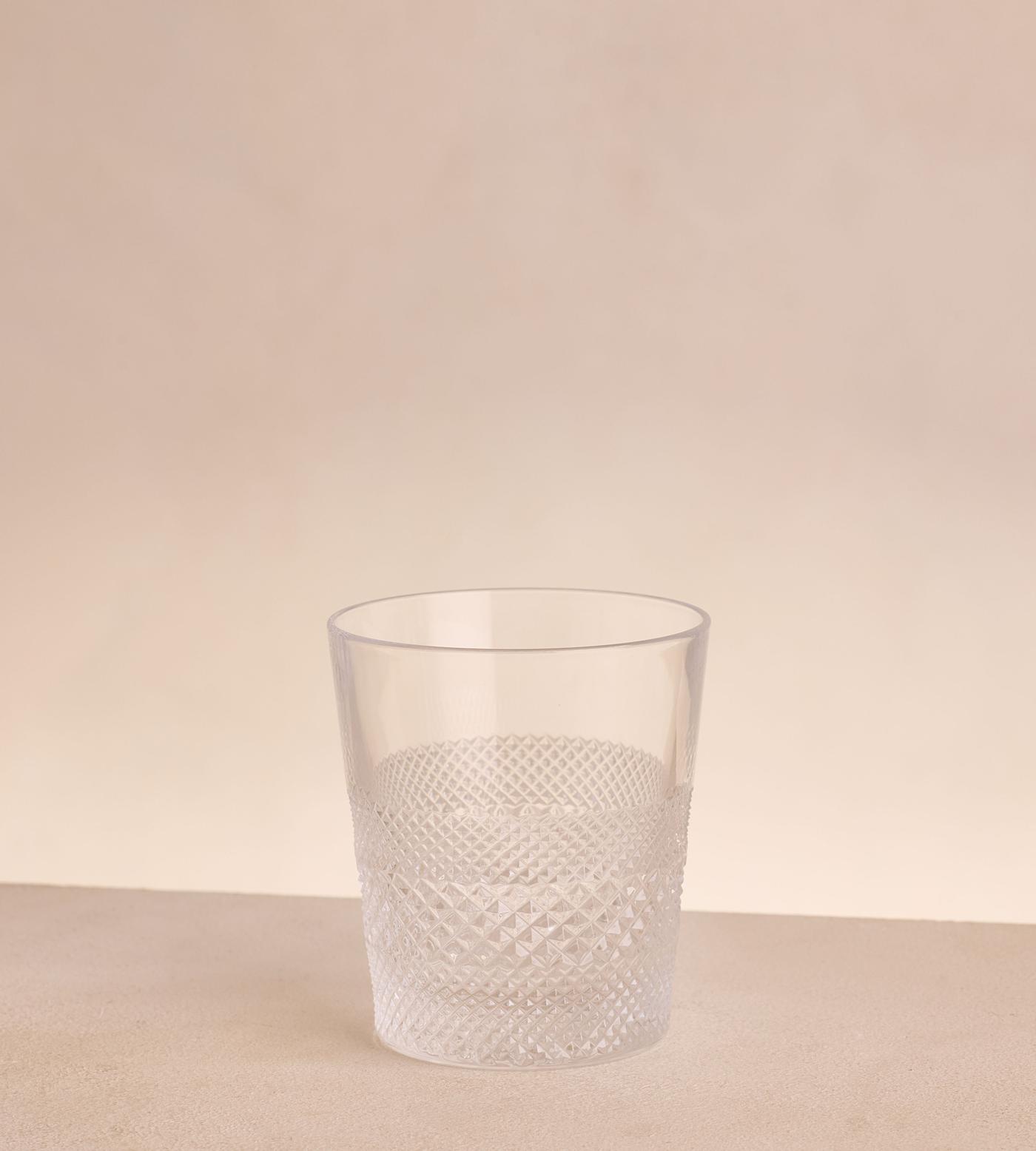 Huxley Cut Crystal Rocks Glass, Set of Four