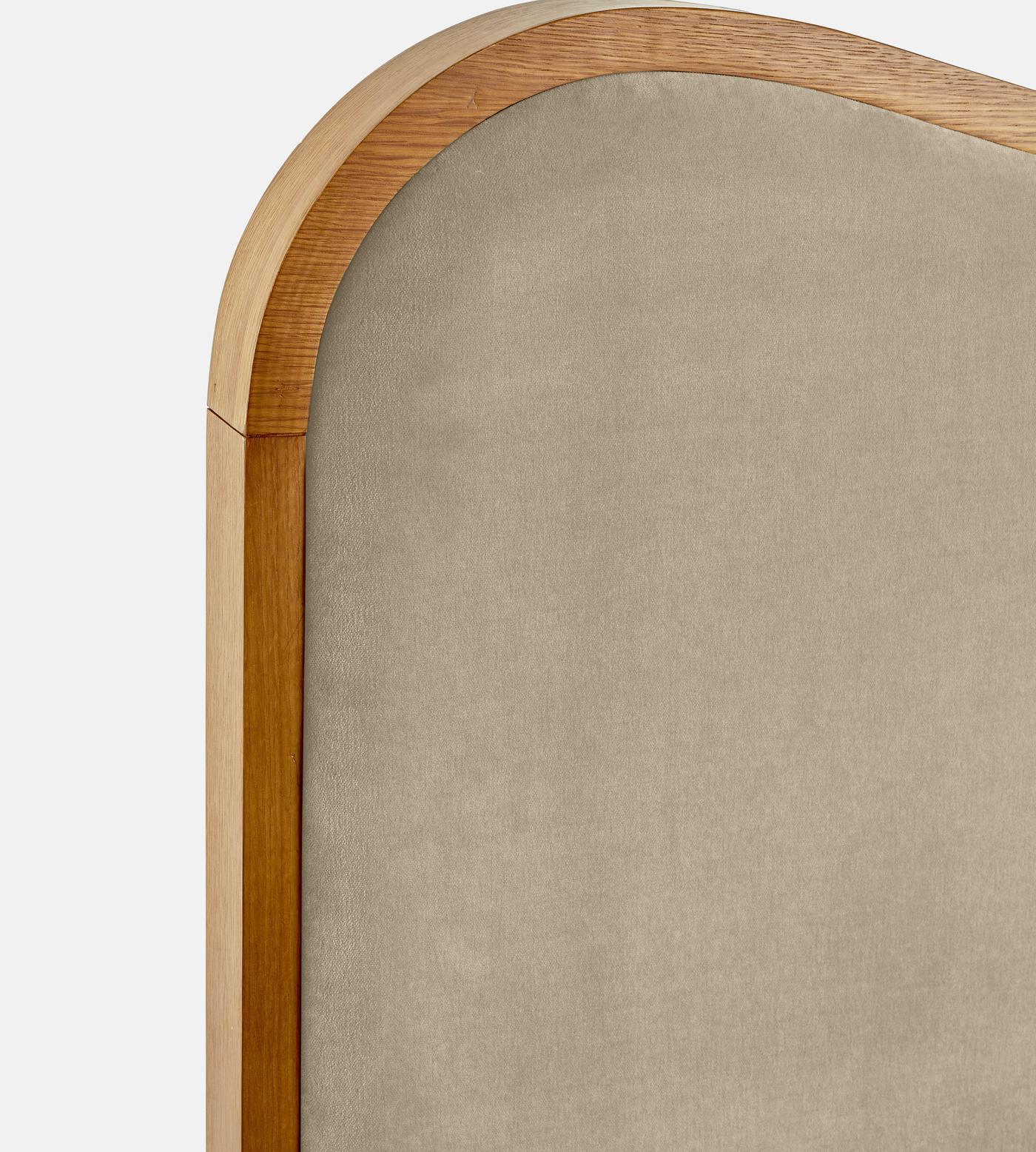 Lawrence Bed, Super King, Velvet, Camel