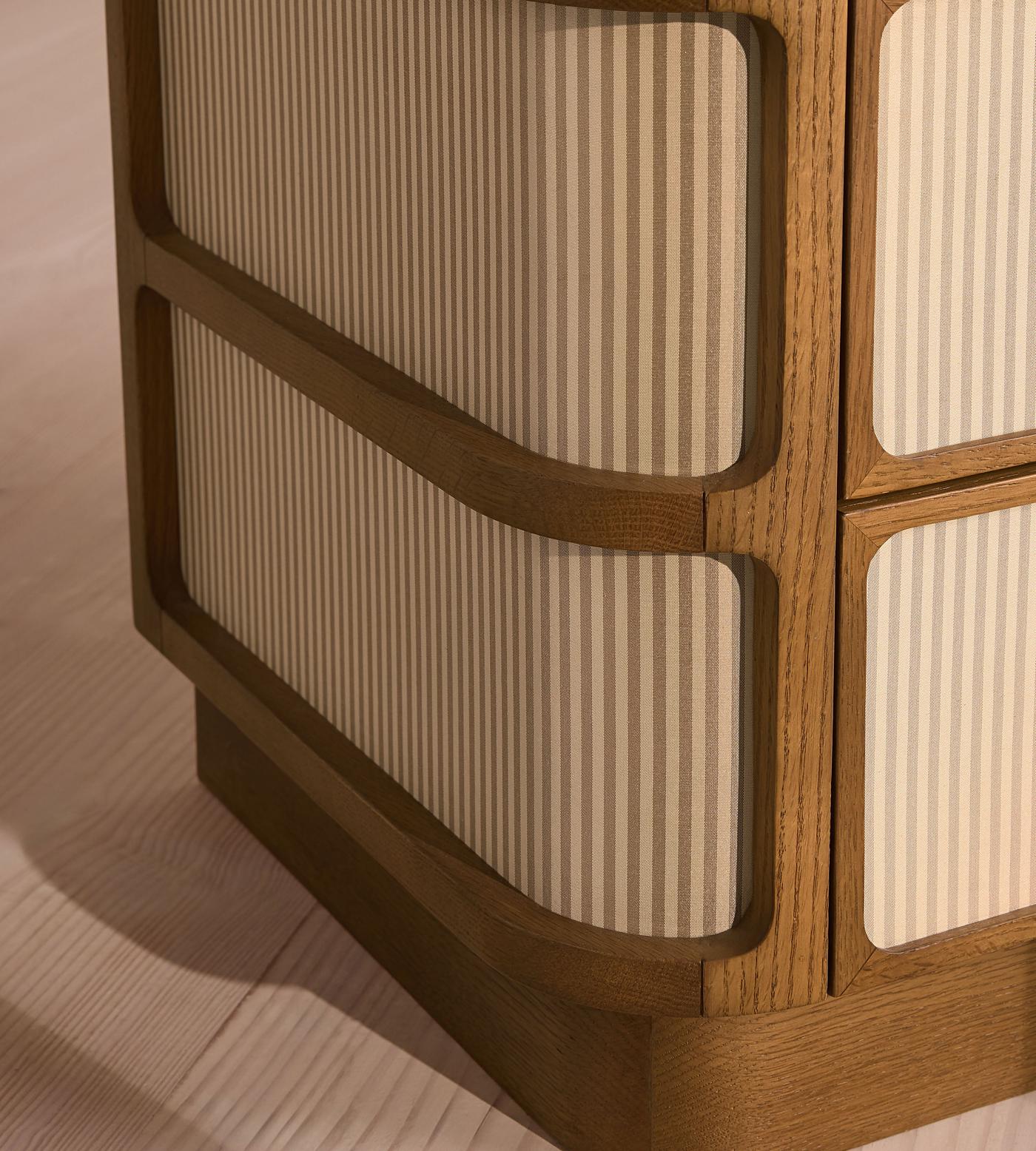 Cora Bedside Table, Royal Diana Marble