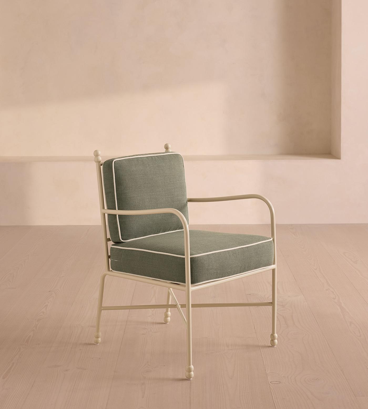 Fawn Outdoor Dining Chair, Sage, US