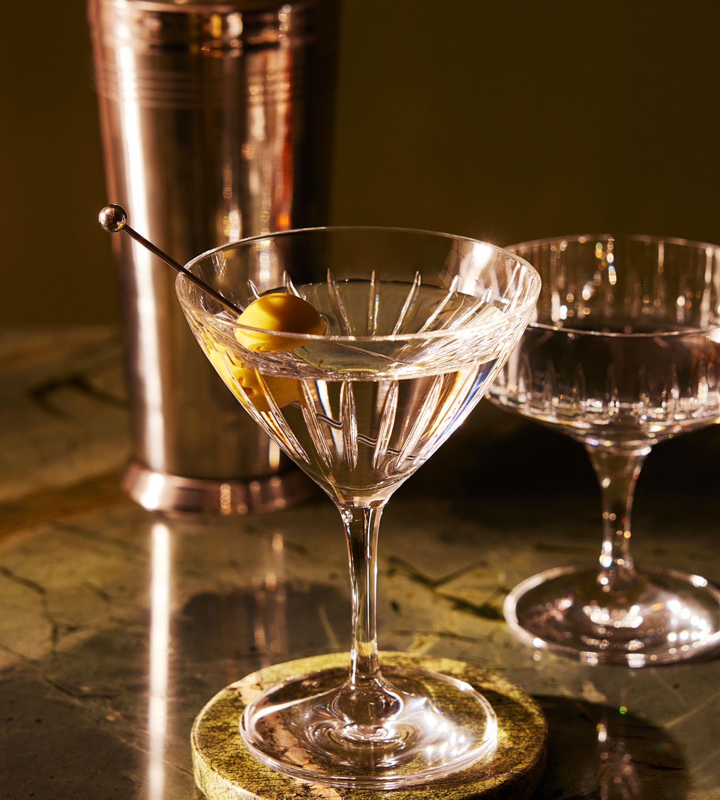 Roebling Cocktail Glass, Set of Four