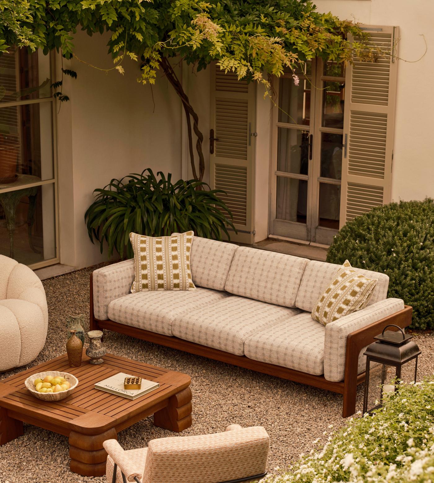 Marcia Sofa, Geometric, Grey, US