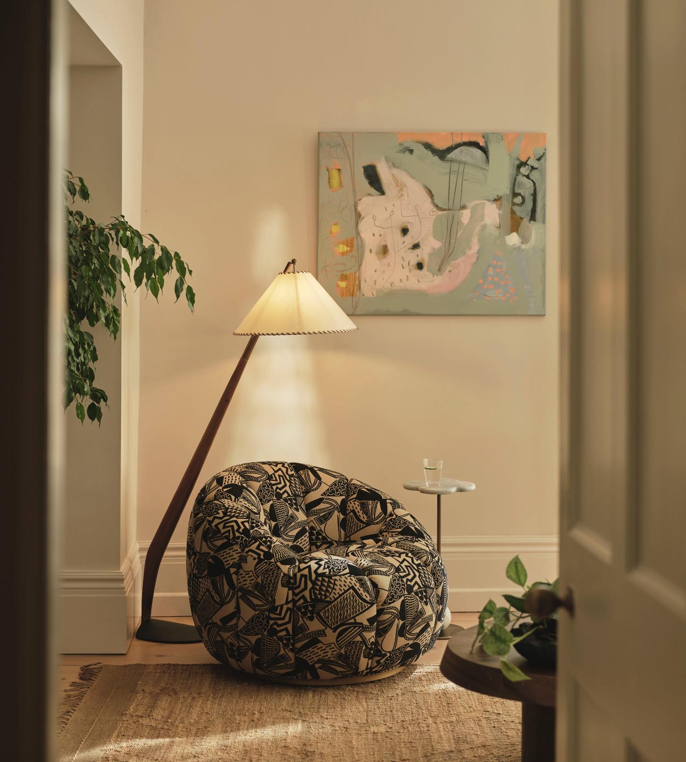 Garret Chair, Daxton Jacquard