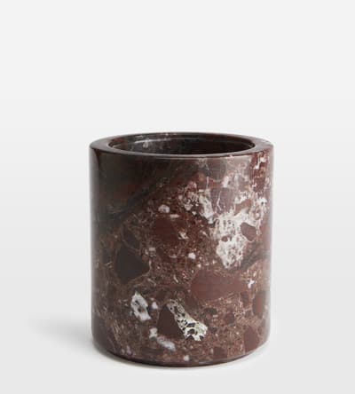 Pavel Red Marble Ice Bucket - Soho Home
