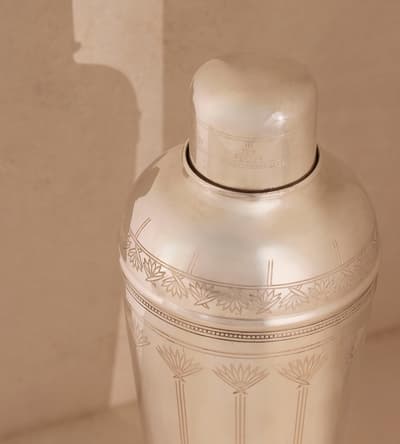 Rochester Engraved Silver Cocktail Shaker - Soho Home
