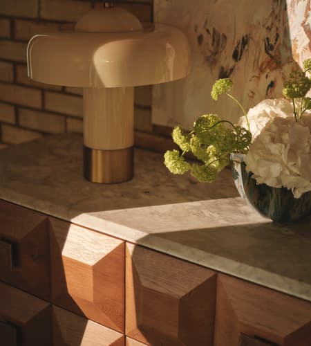 Giovanni Table Lamp, Large, Cream - Soho Home