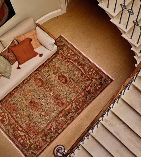 Catherine Rug Rust, 365 x 460cm