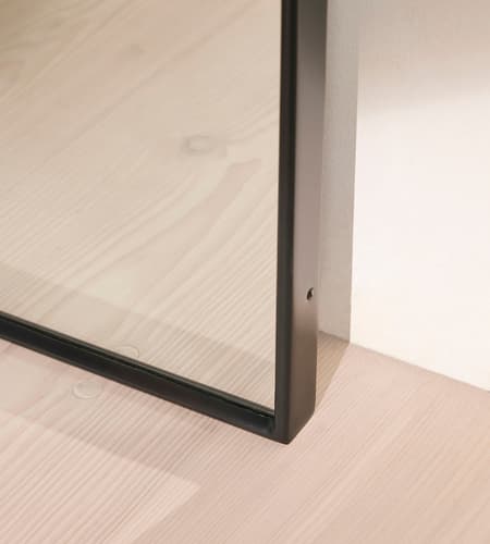 Cooper Mirror, Tall, Blackened Brass