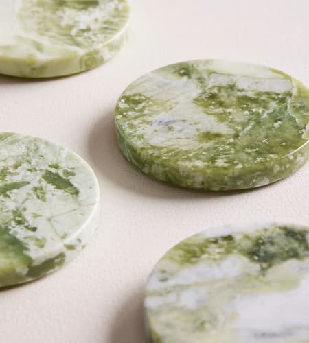 Hanson Coasters, Apple Jade, Set of Four