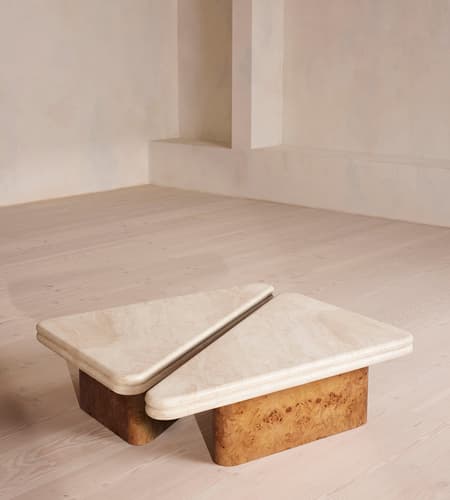 Gia Coffee Table Set, Royal Diana Marble