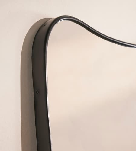 Cooper Mirror, Tall, Blackened Brass