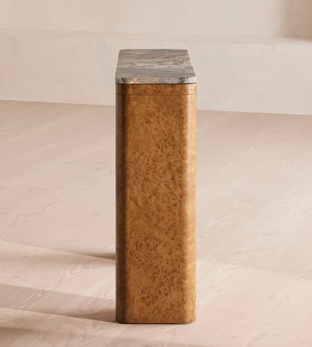 Tiber Console Table, Brazilian Quartzite