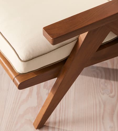 Lia Low Dining Chair, Natural