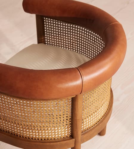 Jensen Dining Chair, Washed Linen, Cream, US