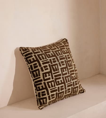 Pierre Frey Tsomba Cushion, Cocoa