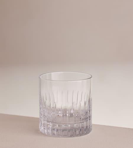 Roebling Cut Crystal Rocks Glass, Set of Four