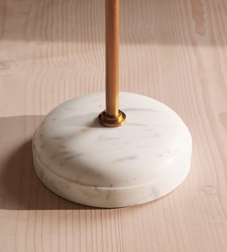 Fleet Side Table, Large, Kapri Marble