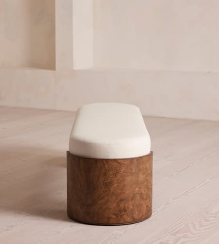 Lukas Bench, Linen, Bisque, US