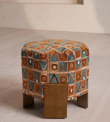 Alvin Footstool, Lumi Jacquard, US
