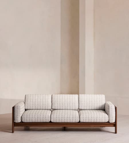 Marcia Sofa, Geometric, Grey, US