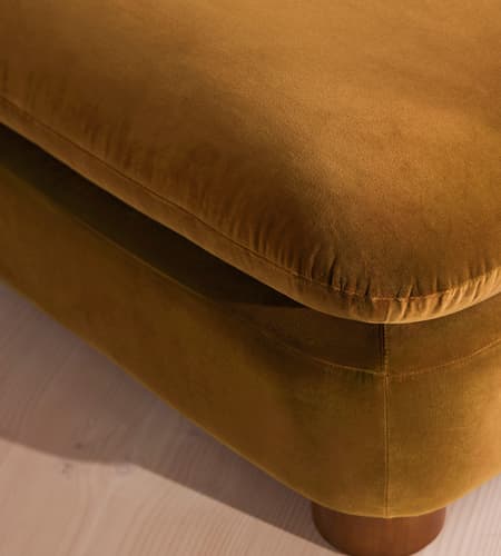 Vivienne Ottoman, Velvet Mustard, US