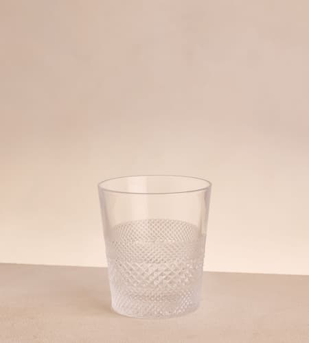 Huxley Cut Crystal Rocks Glass, Set of Four