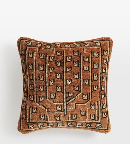 Bresle Square Cushion, Rust